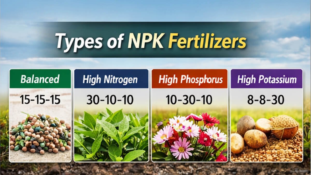 Types of NPK Fertilizers: Ratios, Uses & Selection Guide | Terafon